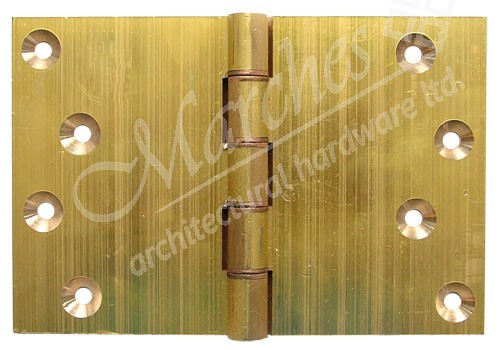 4" x 6" Projection Hinges (pair) - Brass Self Coloured - Hinges ...