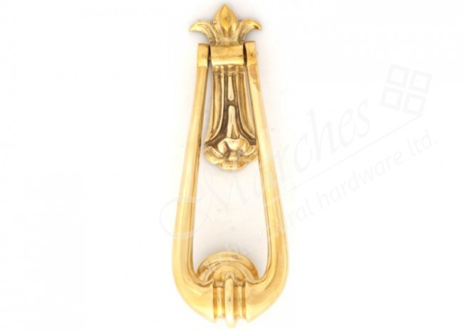Loop Door Knocker - Polished Brass - Door Knockers - Door Furniture ...