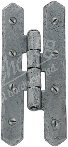 4" Handmade H Hinge (pair) - Pewter - H & HL Hinges - Hinges - Marches ...