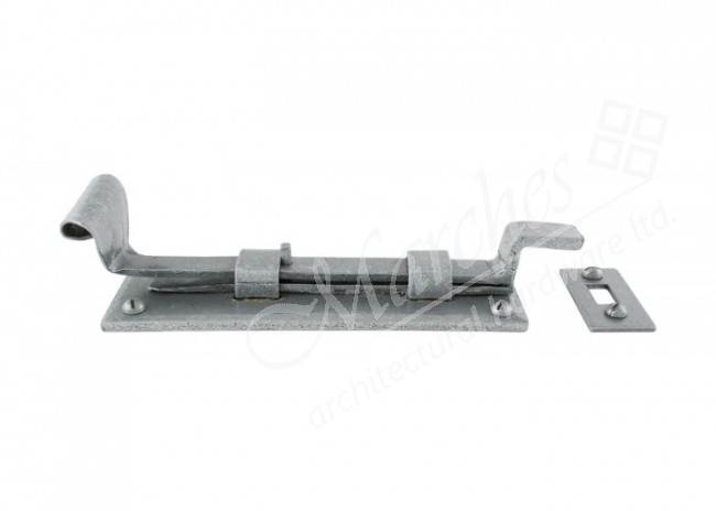 6'' Cranked Door Bolt - Pewter - Slide Action Bolts - Bolts - Door ...