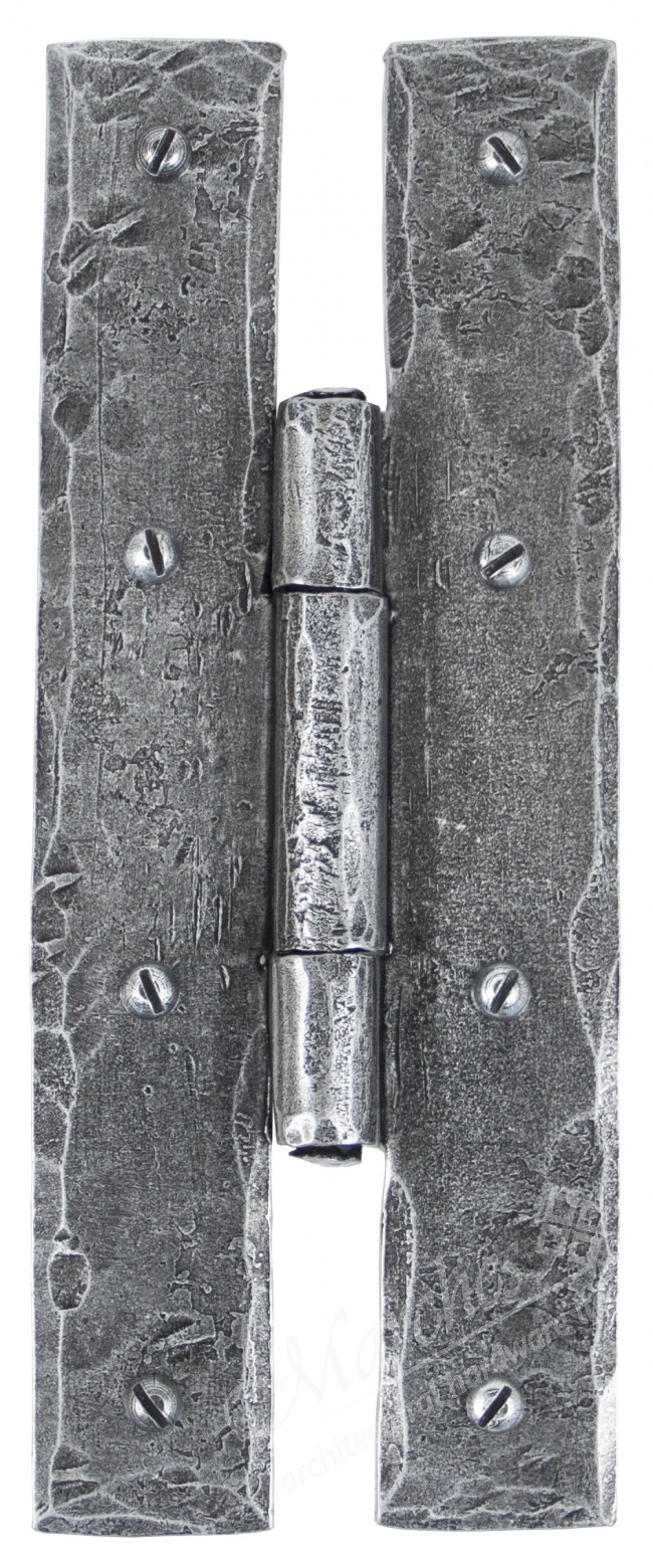 7'' Handmade H Hinge (pair) - Pewter - H & HL Hinges - Hinges - Marches ...