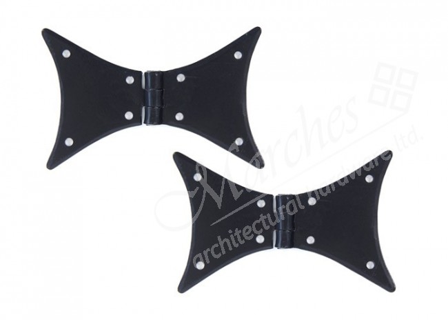 Handmade Butterfly Hinge (pair) - Black - Butterfly Hinges - Hinges ...