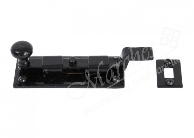 4'' Cranked Knob Bolt - Black - Slide Action Bolts - Bolts - Door ...