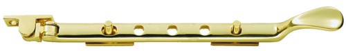 12" Victorian Casement Window Stay - Polished Brass - Window Stays ...