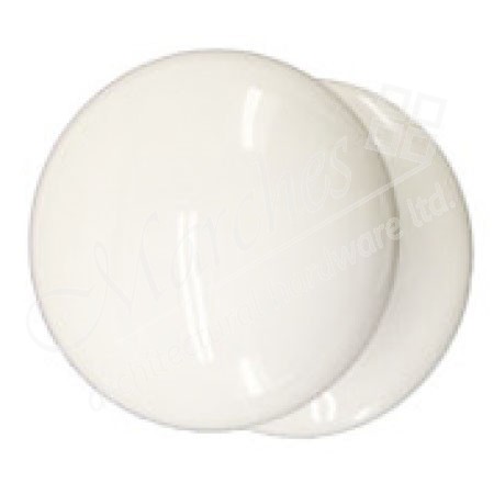 Porcelain Cupboard Knob - White - Round Knobs - Cabinet Knobs - Cabinet ...