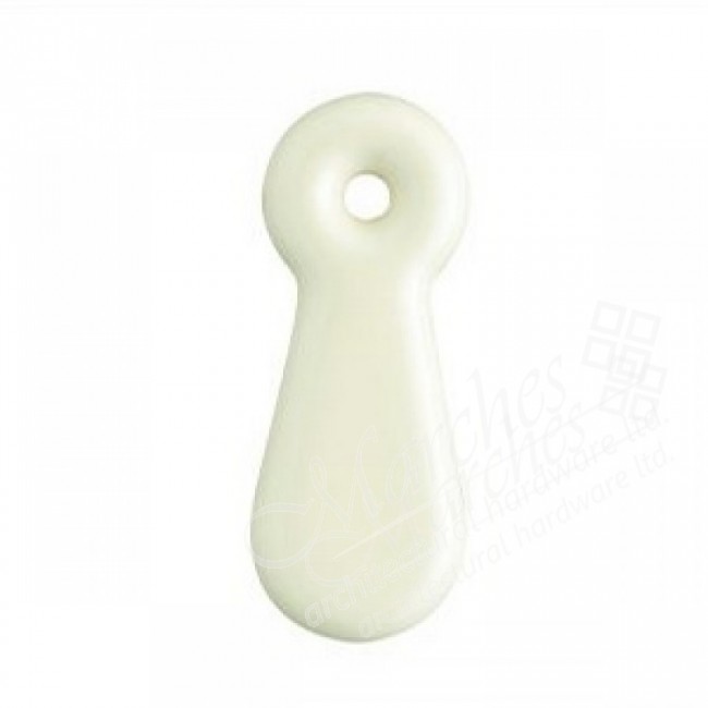 Porcelain Escutcheons (Pairs) - Various Finishes - Door Hardware ...