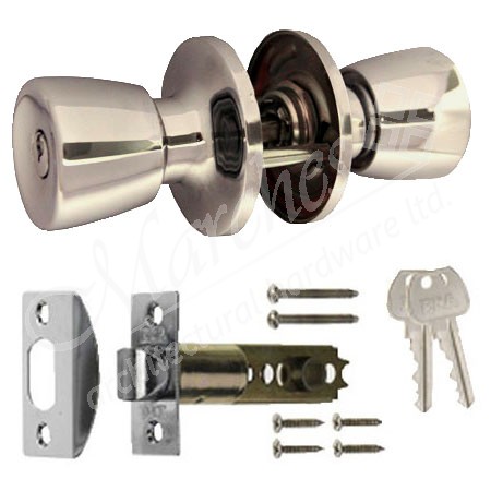 Era Entrance Lock Set - Polished Chrome - Rim & Mortice Door Knobs ...