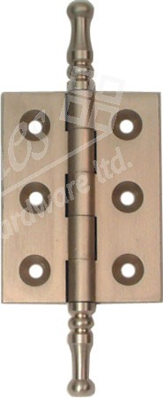 Steeple finial butt hinge, 50 x 38 mm - Spring Hinges - Ironmongery ...