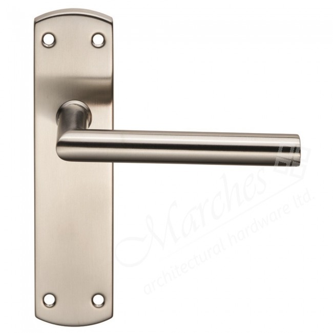 Eurospec Mitred Handle Range - Satin Stainless Steel - Lever Handles on ...