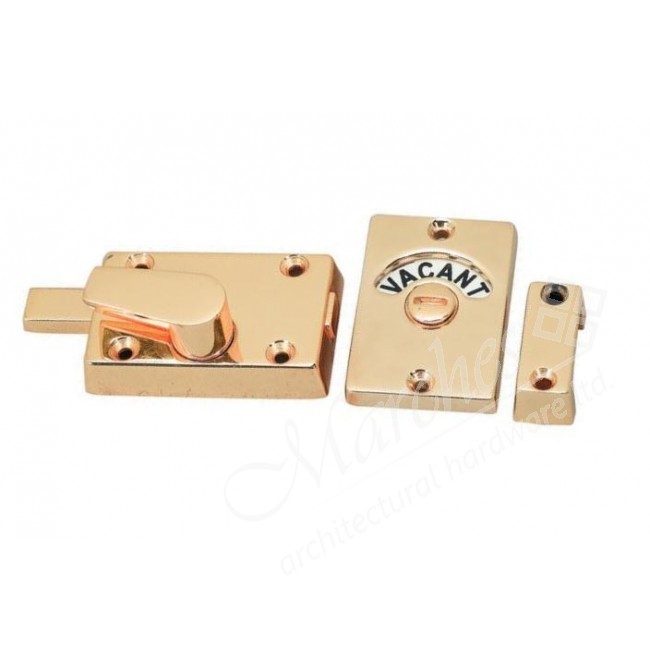 Cubicle Indicator Bolt - PVD Brass - Security & Indicator Bolts - Bolts ...