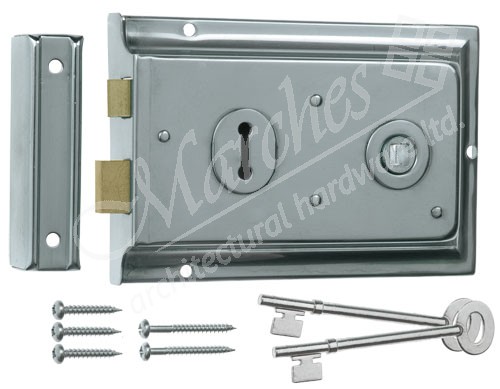 Rim Lock Lipped - Polished Chrome - Rim Locks & Latches - Locks ...
