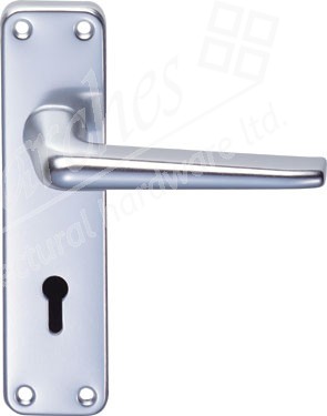 Face Fix Lever Lock Handle - SAA - Lever Handles on Backplate - Door ...