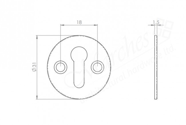 Victorian Escutcheons - Various Finishes - Escutcheons - Escutcheons ...