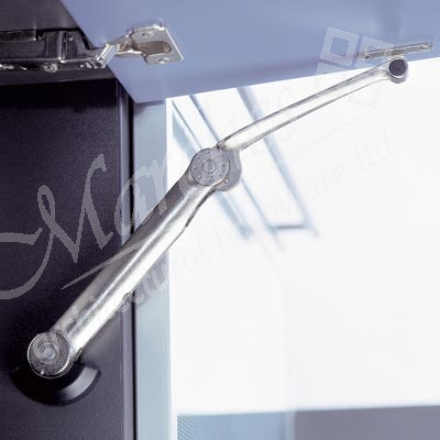 Lid Stay Rh Galv Steel 105deg - Stays: Flap stays - Locking and ...