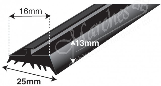 Exitex - Hip & Valley Gasket 10m - Black - Rafter Gaskets & Accessories ...