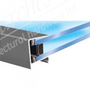 Exitex - Aluminium 2.1m Roof End Closure 6.4mm - Grey - End Closures ...