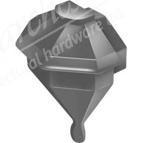 Exitex Cresfinex MK4 Gable End Cap - Grey (Ral 9023) - Cresfinex Ridge ...