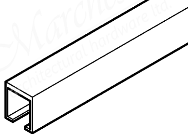 Top Track Alu Drilled 3m - Tracks - Folding & Sliding Door Systems ...