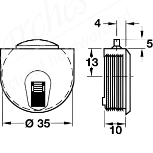 Guide, spring loaded - Guides - Folding & Sliding Door Systems - Hafele ...