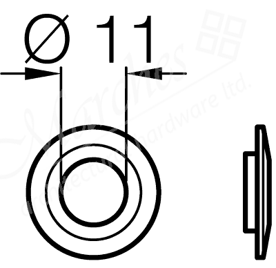 Lock Access Sleeve Nickel Pl - Budget locks - Locking and Security ...