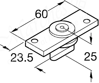 Door Guide With Nylon Blade - Guides - Folding & Sliding Door Systems ...