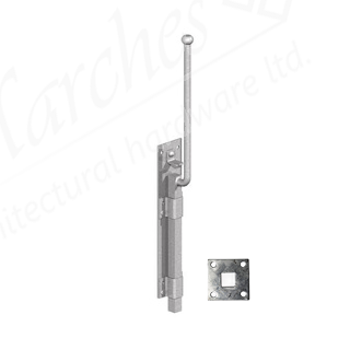 12” Monkeytail Bolt - Galvanised - Gate Bolts & Accessories - Gate ...