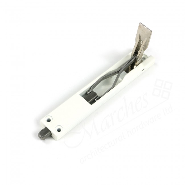 Fapim 140 x 24mm Flat Box Flush Bolt White - Flush Bolts - Bolts - Door ...