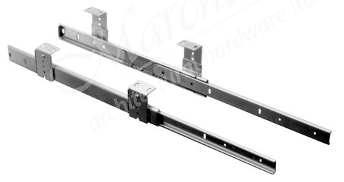 400mm Keyboard Shelf Runner Zinc-pl - Marches Architectural Ironmongery