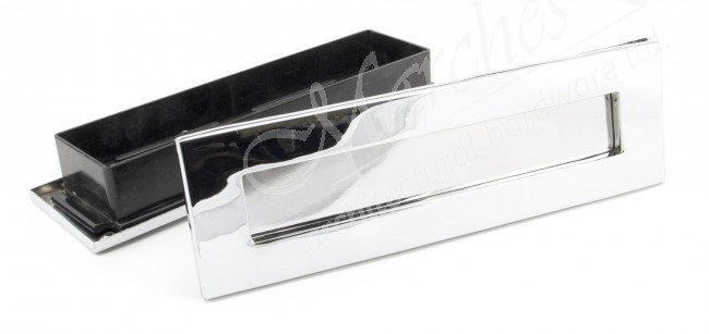 Traditional Letterbox - Polished Chrome - Letter Plates & Tidies - Door ...