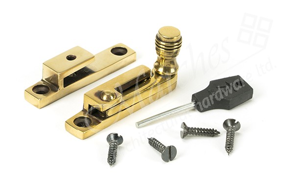 Narrow Prestbury Quadrant Fastener - Various Finishes - Sash Fasteners ...