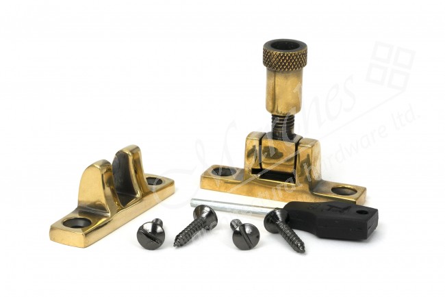 Brompton Brighton Fastener - Narrow (Square) - Aged Brass - Sash ...