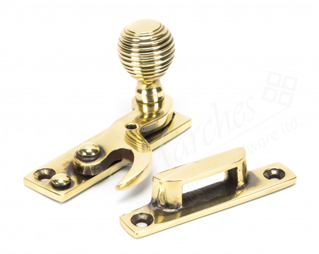 Aged Brass Beehive Sash Hook Fastener - Sash Fasteners - Sash Window ...