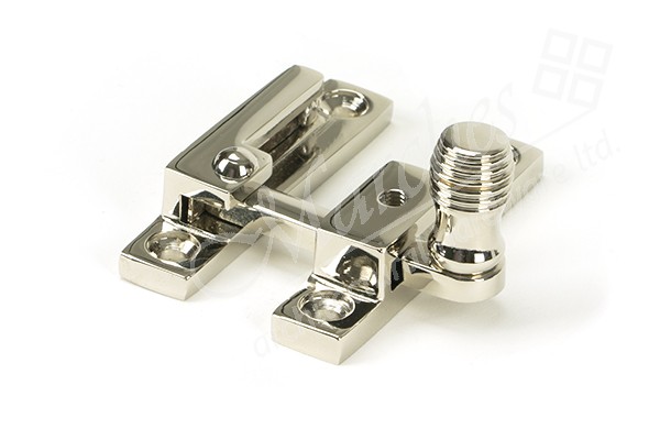 Narrow Beehive Quadrant Fastener - Polished Nickel - Sash Fasteners ...