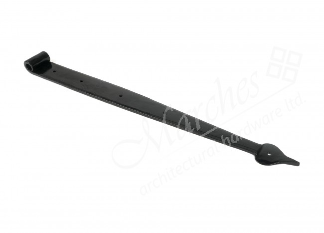 24" Band & Spike Hinge (Pair) - Black - Reversible & Hook & Band Hinges ...