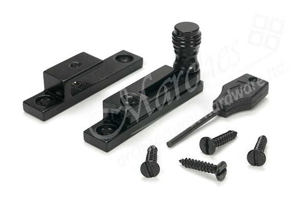 Prestbury Quadrant Fastener - Narrow - Black - Sash Fasteners - Sash ...