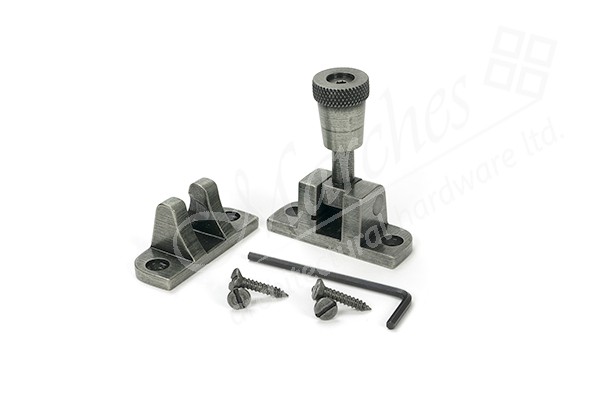 Brompton Brighton Fastener (Radiused) - Pewter Patina - Sash Fasteners ...
