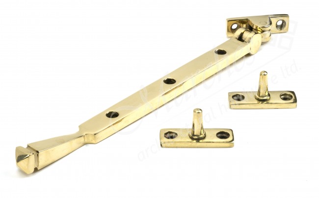 10" Avon Stay - Polished Brass - Window Stays - Casement Window ...