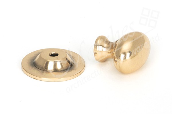 Oval Cabinet Knob - Polished Bronze - Oval Knobs - Cabinet Knobs ...