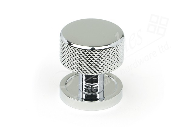 25mm Brompton Cabinet Knob (Plain) - Polished Chrome - Round Knobs ...