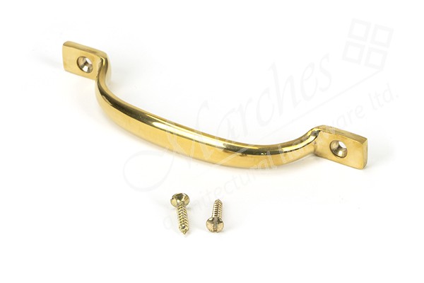 Slim Sash Pull - Polished Brass - Sash Lifts & Pulls - Sash Window ...