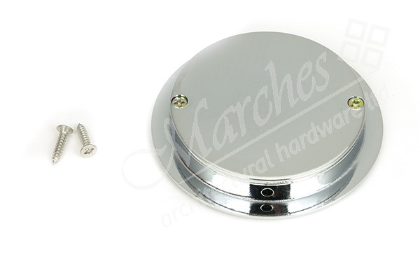75mm Art Deco Round Pull - Polished Chrome - Sliding & Pocket Door ...