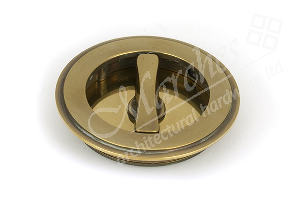75mm Plain Round Pull Privacy Set - Various Finishes - Sliding & Pocket ...