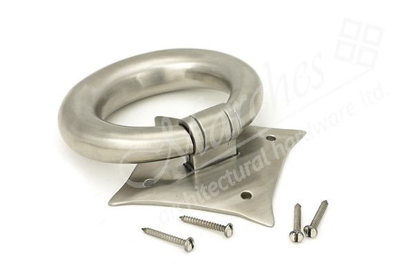 Ring Door Knocker - Satin SS (316) - Door Knockers - Door Furniture ...