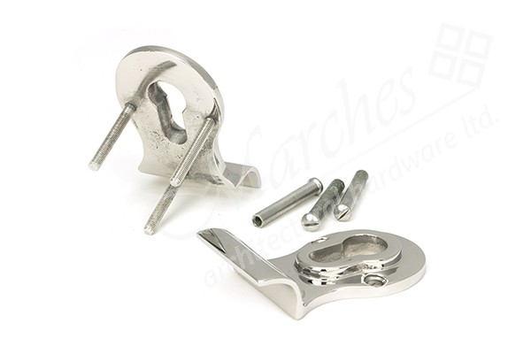 50mm Euro Door Pull (Back to Back fixings) - Polished SS (316 ...