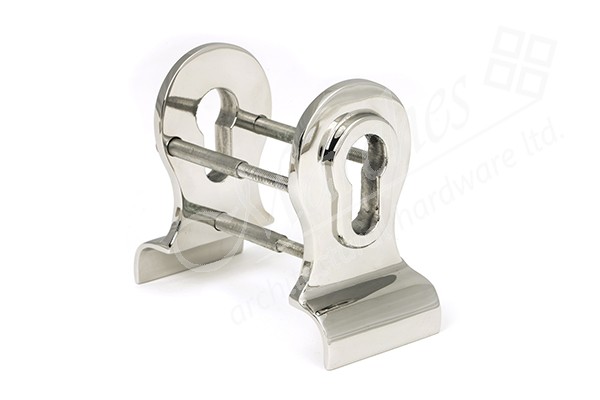 50mm Euro Door Pull (Back to Back fixings) - Polished SS (316 ...