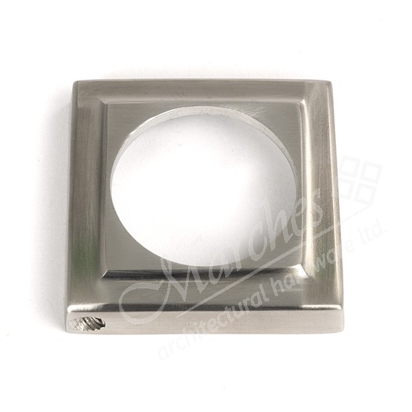 Round Euro Escutcheon (Square) - Satin SS (316) - Escutcheons ...