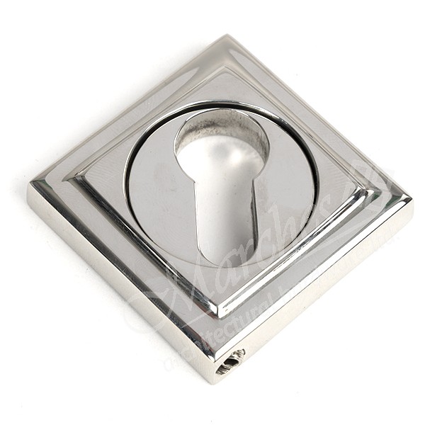 Round Euro Escutcheon (Square) - Polished SS (316) - Escutcheons ...