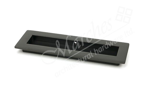 175mm Plain Rectangular Pull - Aged Bronze - Sliding & Pocket Door ...