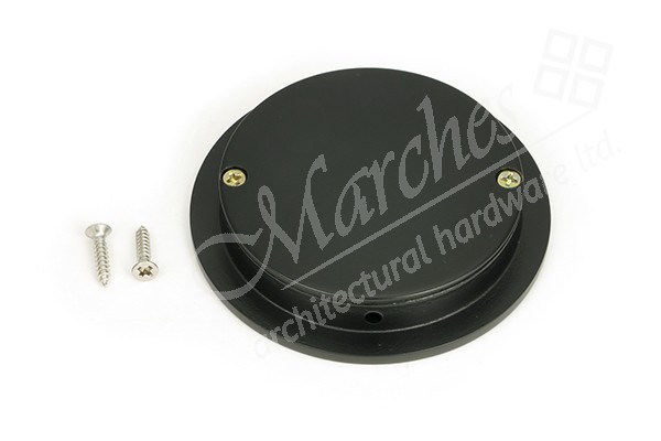 75mm Plain Round Pull - Matt Black - Pocket Door Systems - Sliding, Bi ...