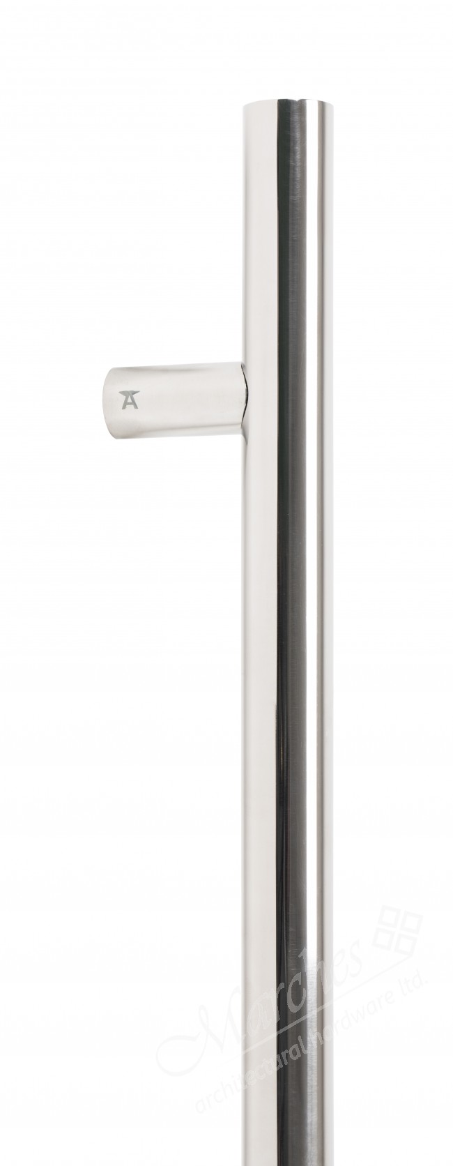 1.8m T Bar Handle Secret Fix 32mm Ø - Polished SS (316) - Pull Handles ...